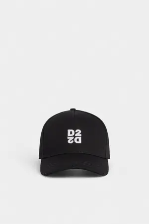 Dsquared2 Upside Down Logo Baseball Cap - Black