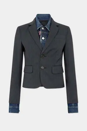 Dsquared2 Hybrid Denim Tailor Jacket - Fantasy
