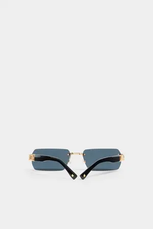 Dsquared2 Rectangle Sunglasses With Detachable Chain