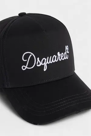 Dsquared2 Embroidered Logo Baseball Cap - Black