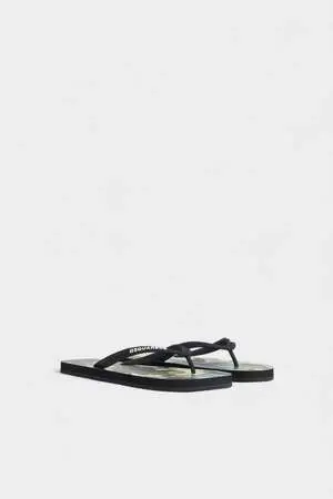 Dsquared2 Monkey Business Flip Flops - Fantasy