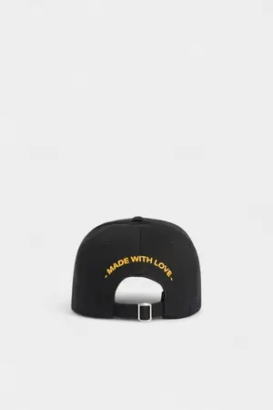 Dsquared2 Logo Patch Baseball Cap - Black