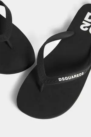 Dsquared2 Flip Flops With Logo Detail