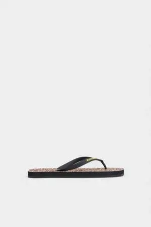 Dsquared2 Wild2 Flip Flops - Leopard