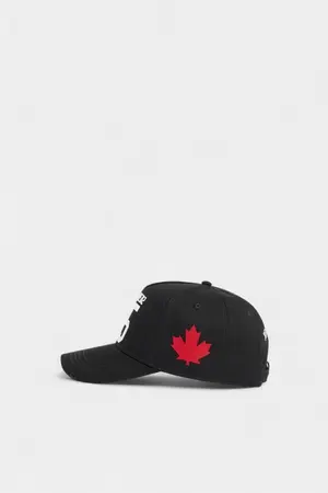 Dsquared2 Baseball Cap With Logo And Maple Leaf Detail