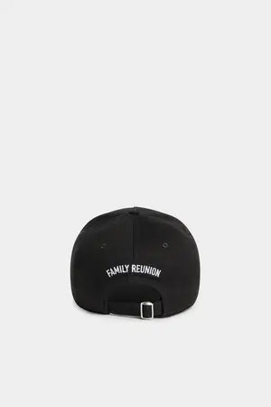 Dsquared2 Gabardine Baseball Cap With Maxi Lettering - Black