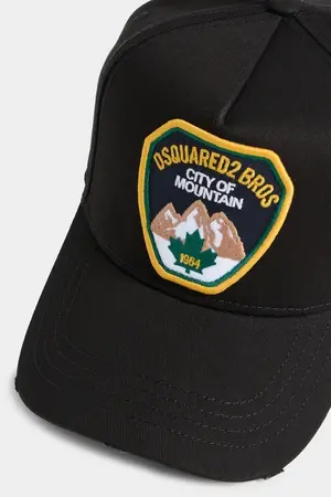 Dsquared2 Gabardine Baseball Cap - Black