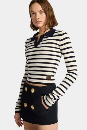 Dsquared2 Upside Down Striped Polo