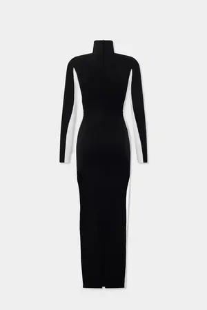 Dsquared2 Long Sleeve Jersey Maxi Dress