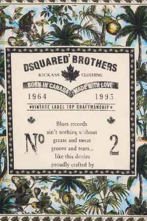 Dsquared2 Monkey Business Foulard