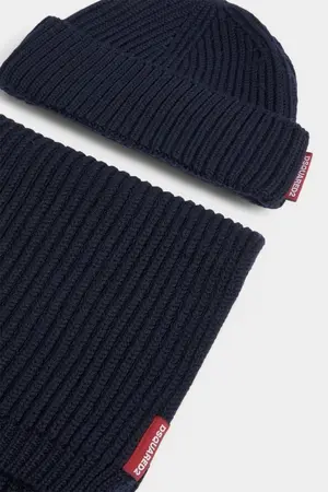 Dsquared2 Scarf & Hat Warmy Knit Set