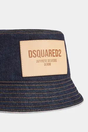 Dsquared2 Japanese Selvedge Denim Bucket Hat
