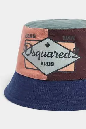 Dsquared2 Color-blocked Bucket Hat