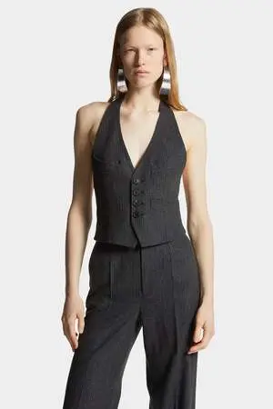 Dsquared2 Bianca Pinstripe Waistcoat
