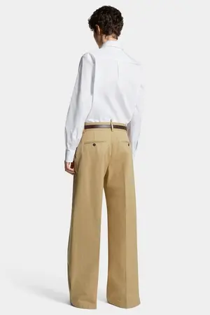 Dsquared2 Cotton Wide-leg Trousers