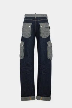 Dsquared2 Dark Wash Loose Twist Jeans