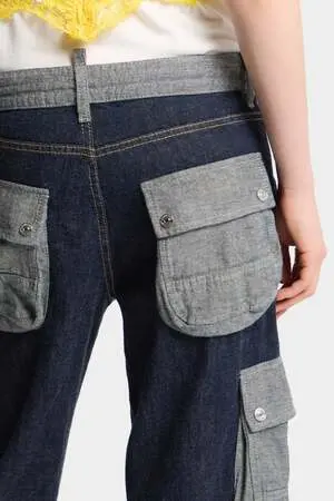 Dsquared2 Dark Wash Loose Twist Jeans