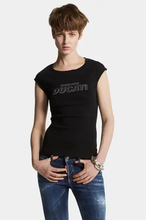 Dsquared2 Ducati X Ribbed T-shirt