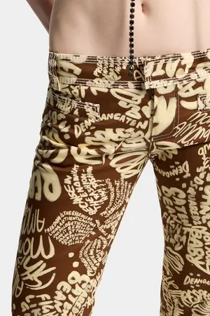 Dsquared2 Rebel Hibiscus Printed Trousers