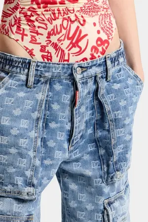 Dsquared2 Monogram Cargo Jeans