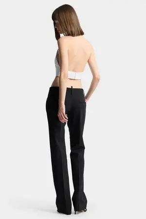 Dsquared2 Evening Cigarette Wool Trousers