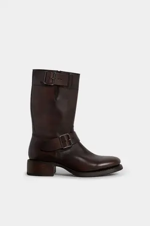 Dsquared2 Harley Biker Boots - Brown