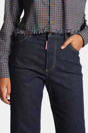 Dsquared2 Dark Rinse Wash Boston Jeans - Blue