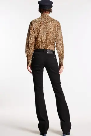 Dsquared2 Dyed Medium Waist Flare Twiggy Jeans
