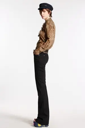 Dsquared2 Dyed Medium Waist Flare Twiggy Jeans
