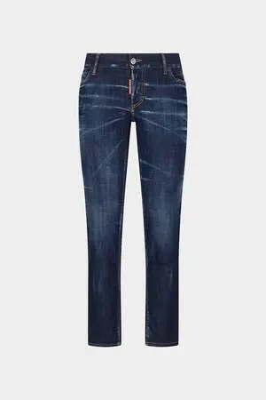Dsquared2 Jennifer Jeans Dark Wash Skinny Fit - Blue