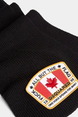 Dsquared2 Canadian Flag Knit Scarf