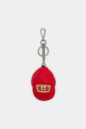 Dsquared2 Baseball Cap Keychain - Red
