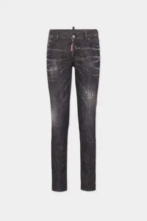 Dsquared2 Medium Waist Skinny Jeans - Black