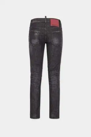 Dsquared2 Medium Waist Skinny Jeans - Black