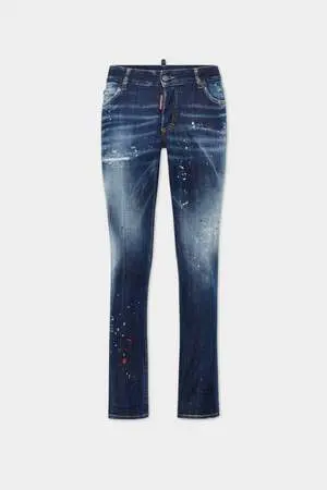 Dsquared2 Medium Wash Skinny Jeans - Blue