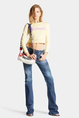 Dsquared2 Medium Waist Flare Jeans