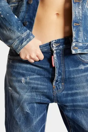 Dsquared2 Grey Wash 642 Jeans - Blue
