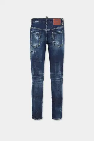 Dsquared2 Skinny Fit Dark Wash Jeans - Blue