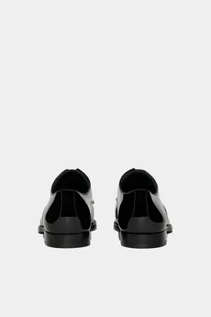 Dsquared2 Patent Leather Lace-up Derby Shoes