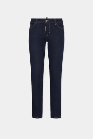 Dsquared2 Jennifer Jeans In Dark Rinse - Blue