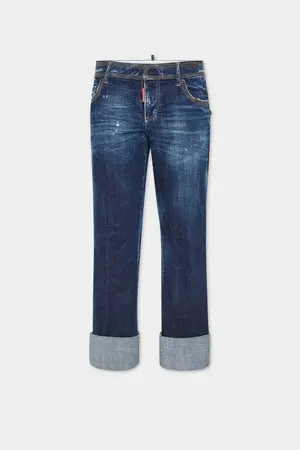 Dsquared2 Jenna Flare Jeans - Blue