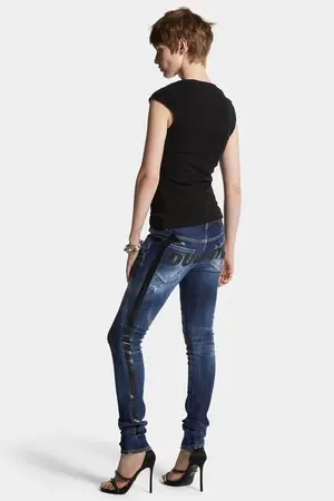 Dsquared2 Ducati X Leona Dark Wash Jeans