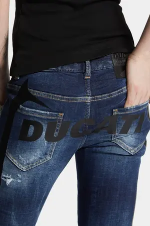 Dsquared2 Ducati X Leona Dark Wash Jeans