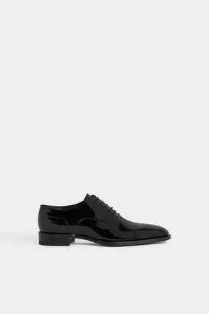 Dsquared2 Patent Leather Oxford Shoes - Black