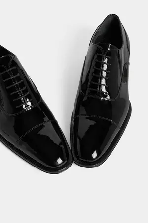 Dsquared2 Patent Leather Oxford Shoes