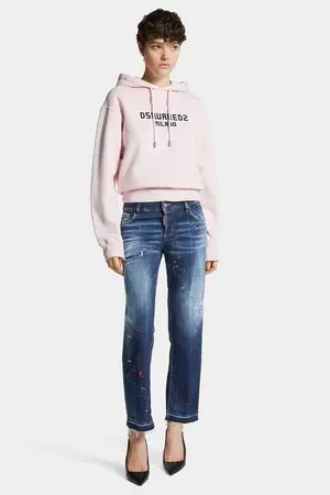 Dsquared2 Jenna Jeans Medium Wash With Spot Details