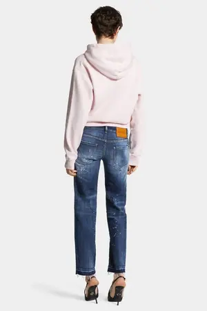 Dsquared2 Jenna Jeans Medium Wash With Spot Details