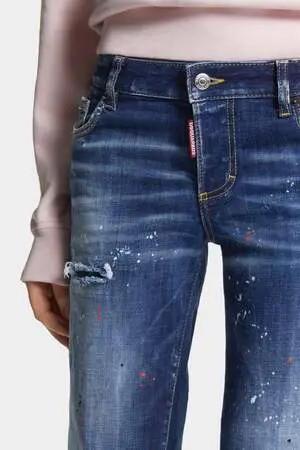 Dsquared2 Jenna Jeans Medium Wash With Spot Details