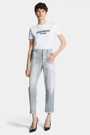 Dsquared2 Brushed Wash Boston Jeans - Grey