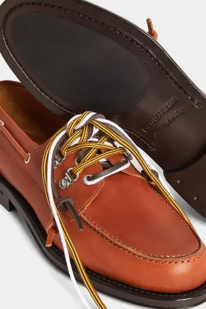 Dsquared2 Magliano Leather Boat Shoe